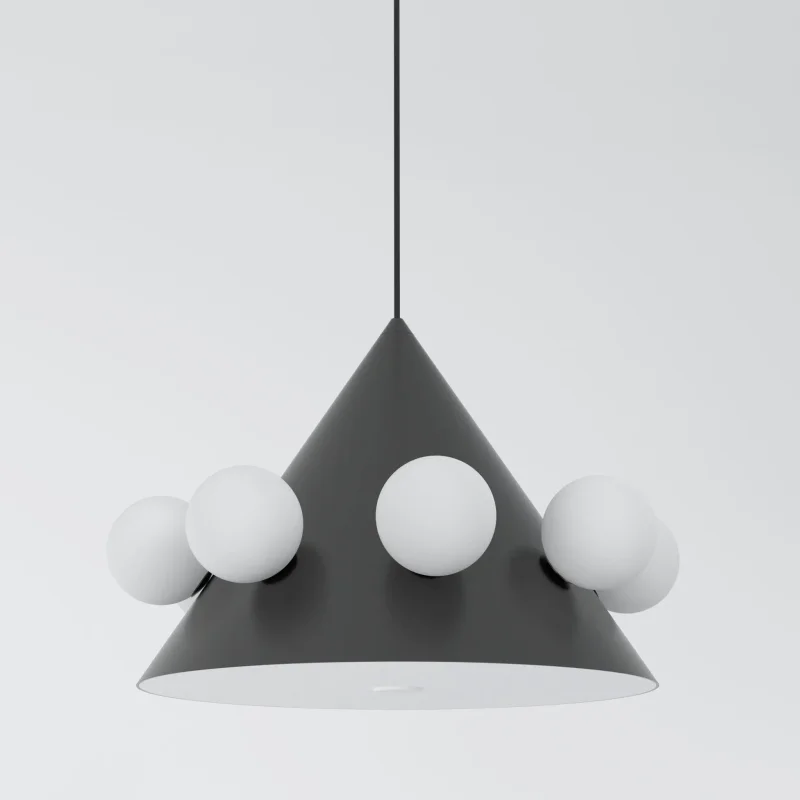 Large cone with globes