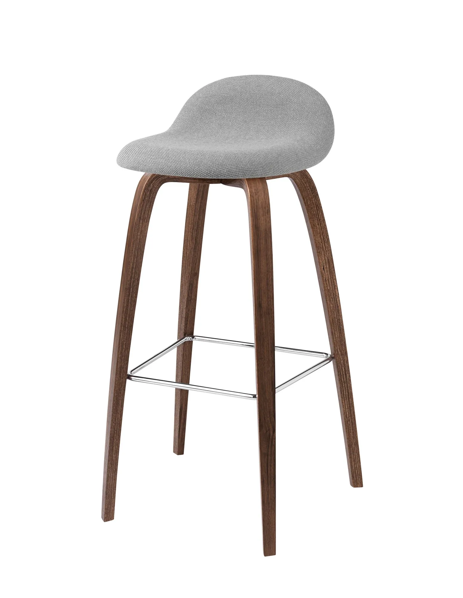 Gubi 3d bar stool wood base